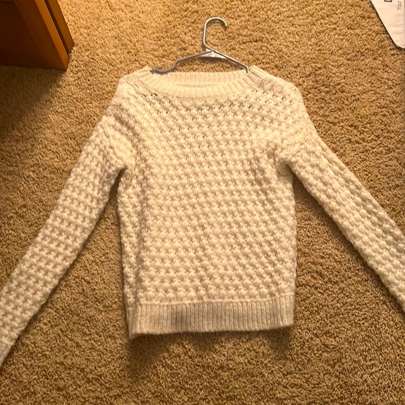 LOFT | Sweaters | Chunky Off White Loft Sweater | Poshmark